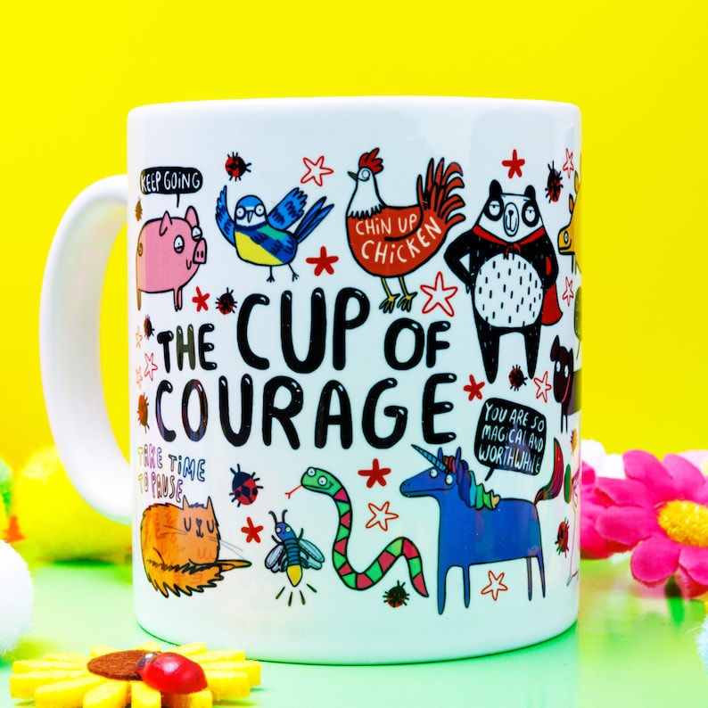 The Cup of Courage Mental Health Confidence Boost - Etsy