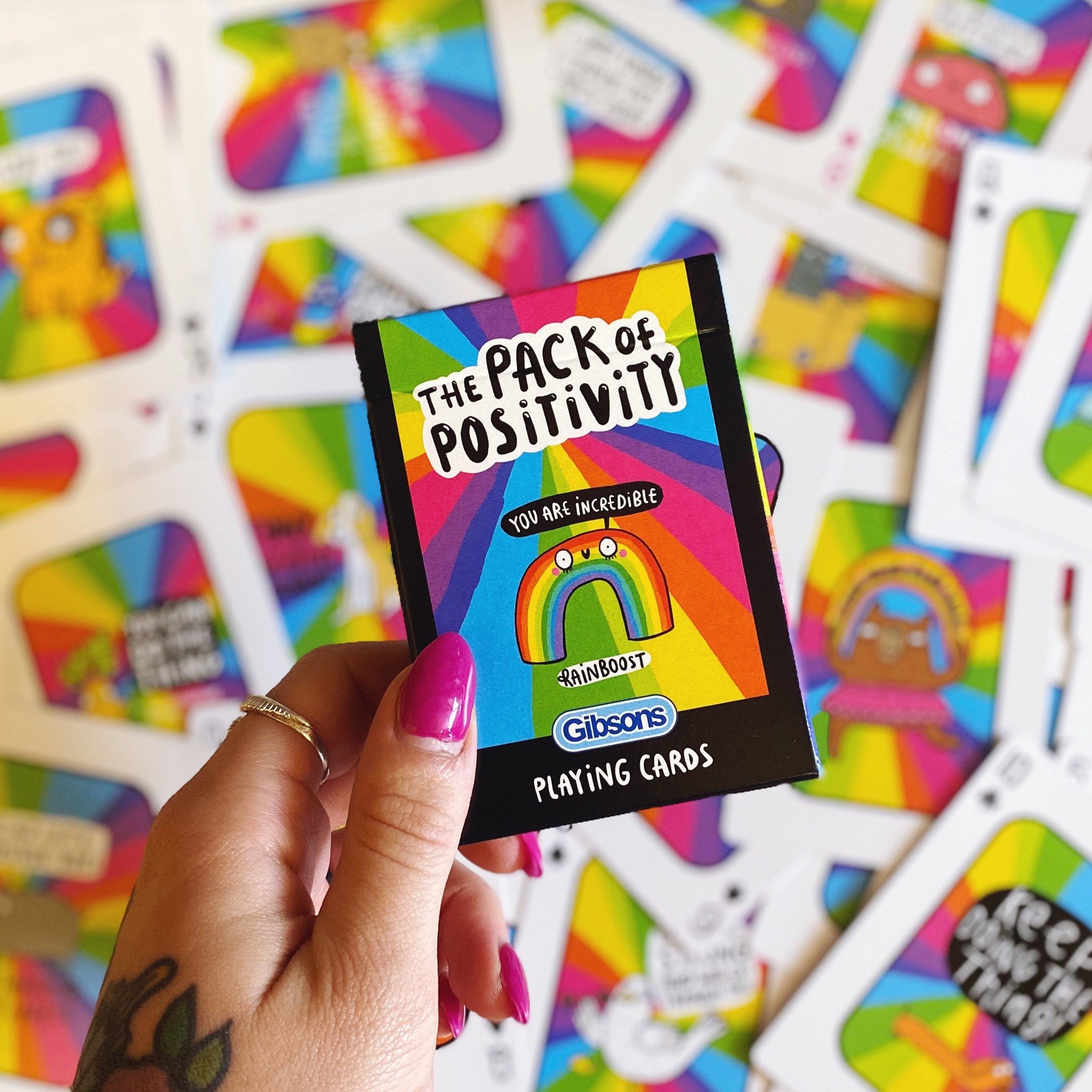 The Pack of Positivity Playing Cards Illustrator Katie Abey | Etsy