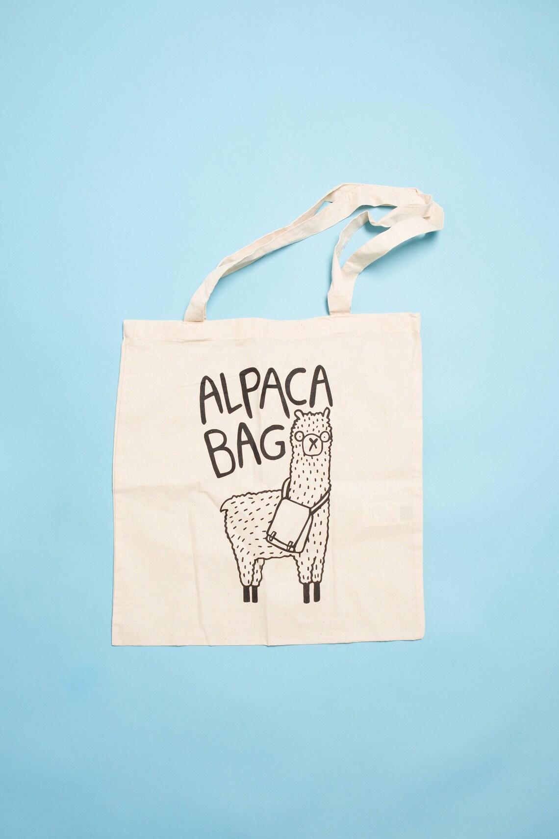 Alpaca Bag Illustrated Screen Printed Tote Bag Made in the | Etsy