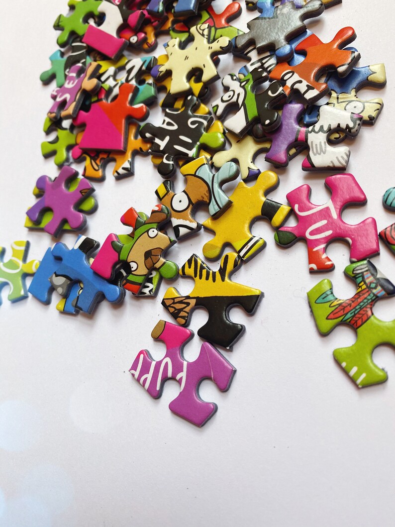 Punimals Animal Jigsaw Rainbow Jigsaw Pun Jigsaw Funny - Etsy UK
