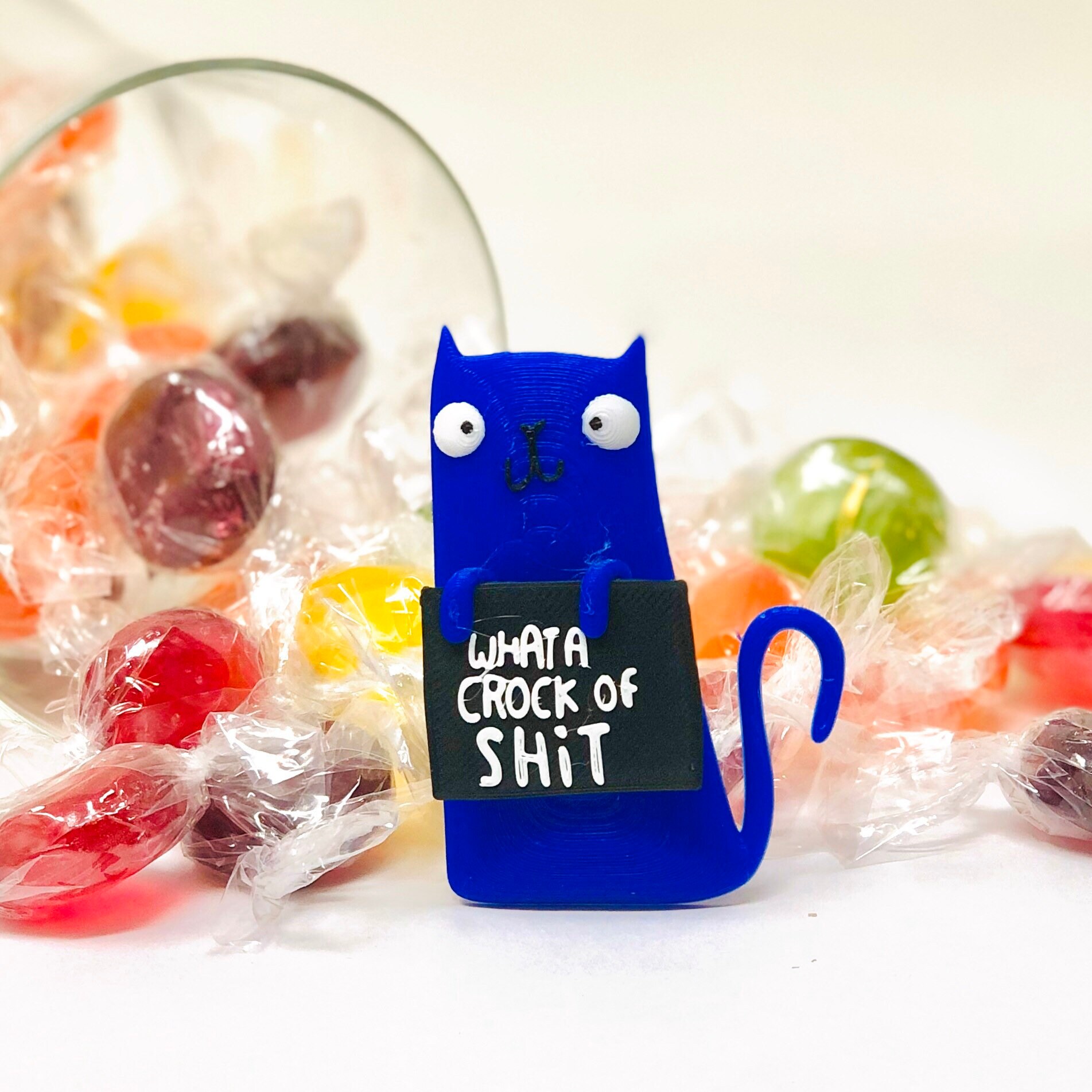 What A Crock Of Shit Fridge Magnet Sweary Rainbow Cats | Etsy