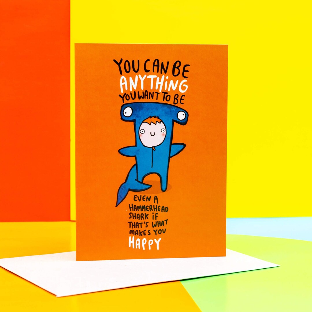 You Can Be Anything You Want to Be A6 Card Greeting Card - Etsy UK