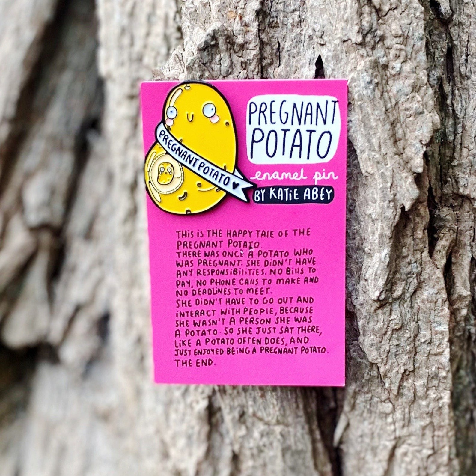 Pregnant Potato Soft Enamel Pin Pregnancy Pin Katie Abey | Etsy
