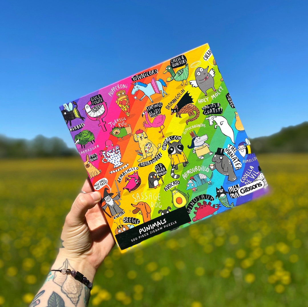Punimals Animal Jigsaw Rainbow Jigsaw Pun Jigsaw Funny - Etsy UK