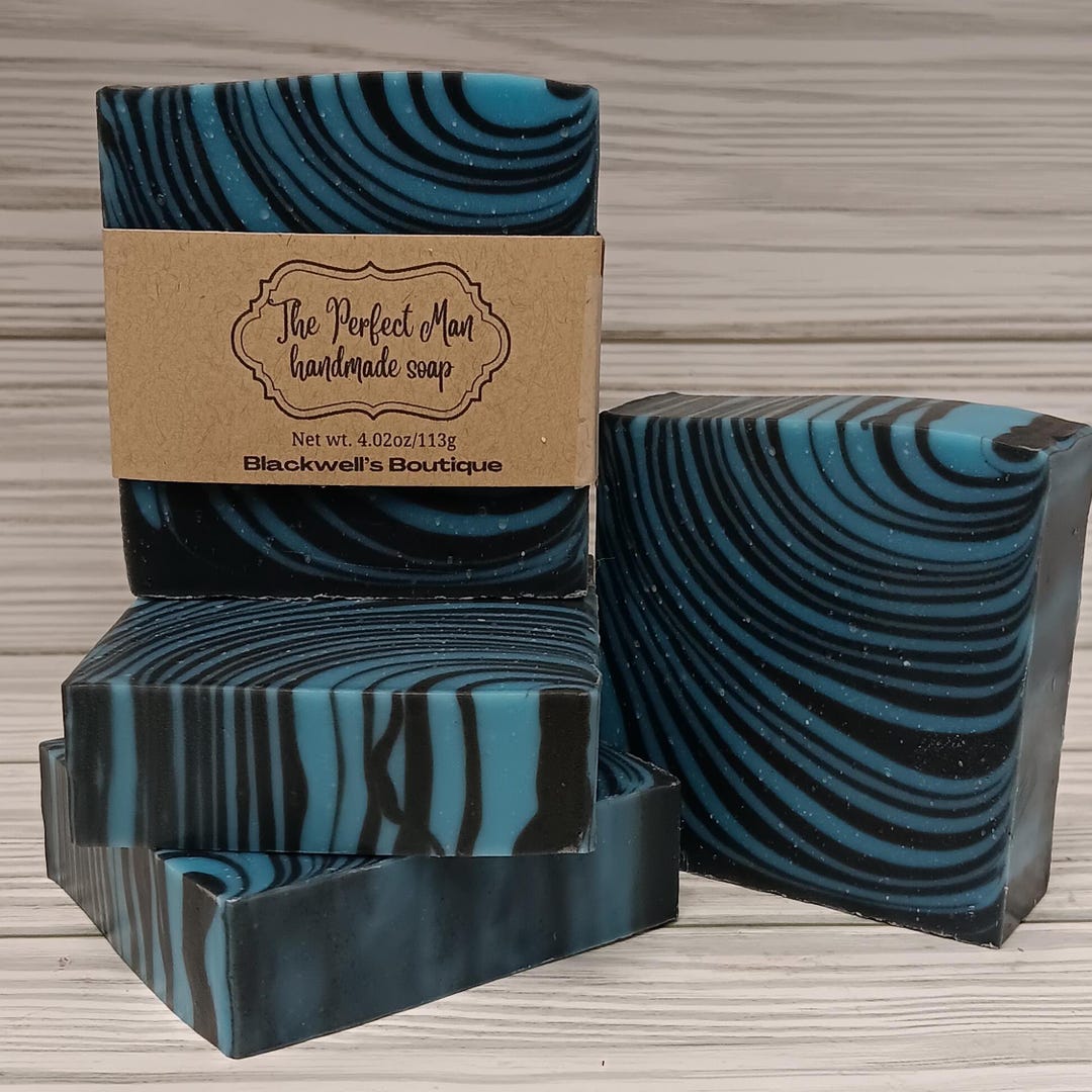 The Perfect Man Soap for Men Charcoal Handmade Cold Process Vegan Palm ...