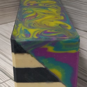 Black Tie & Fried Cold Process Soap, Black Linen Amber and Nag Champa ...