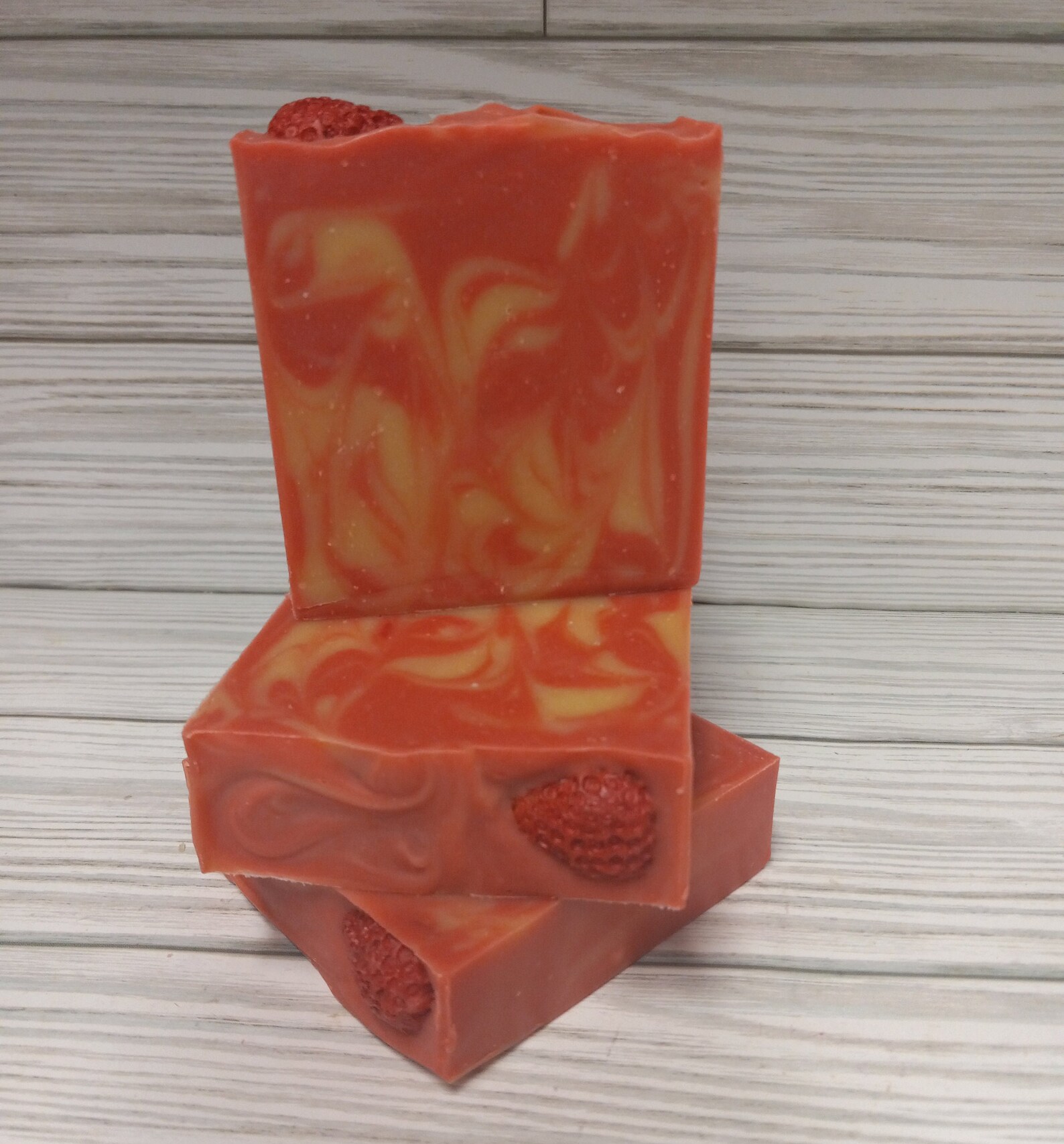 Fresh Strawberry, Handmade Cold Process Soap, Vegan Soap, Palm-free ...