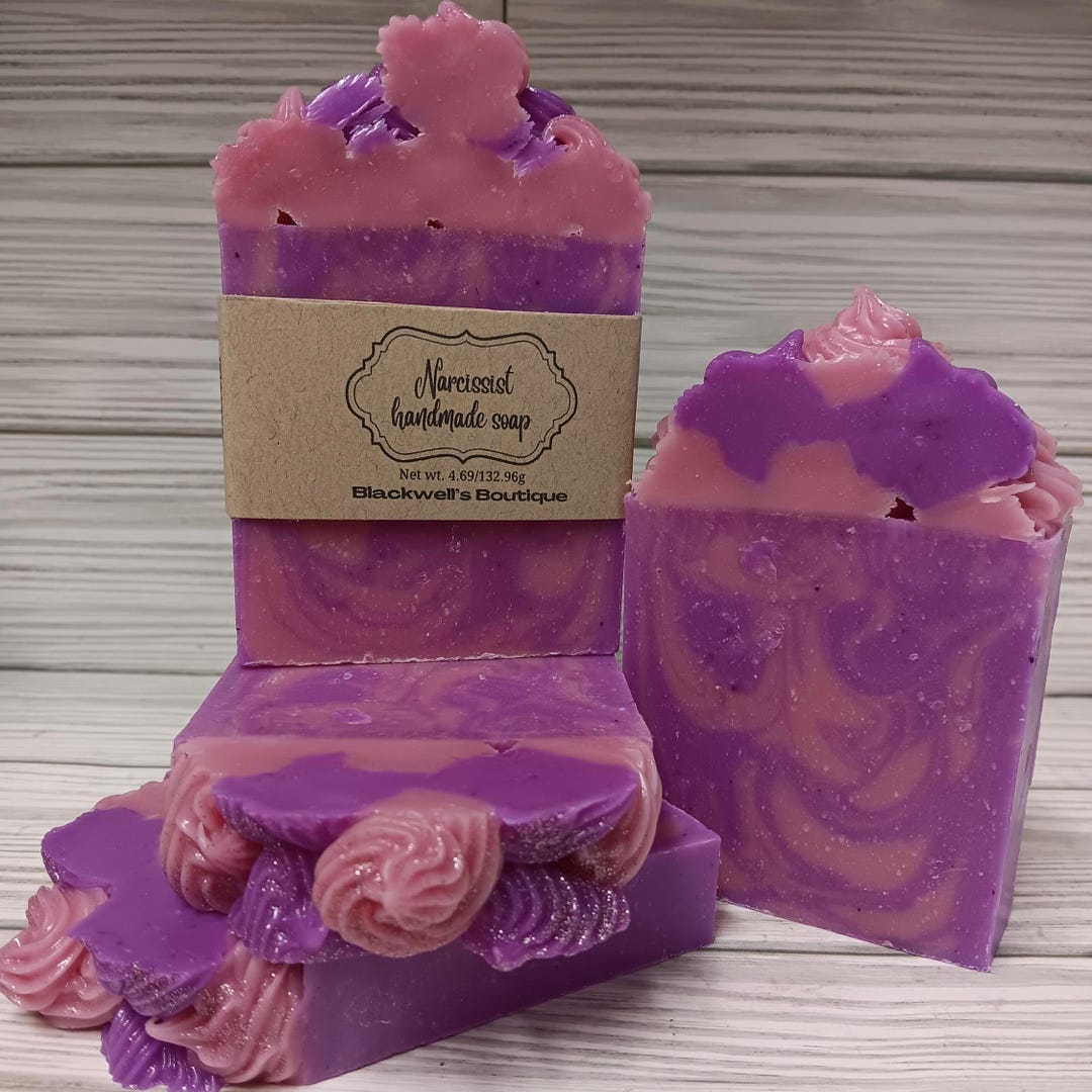 Narcissist Handmade Cold Process Soap Vegan Bath Soap Gift Idea Shave ...