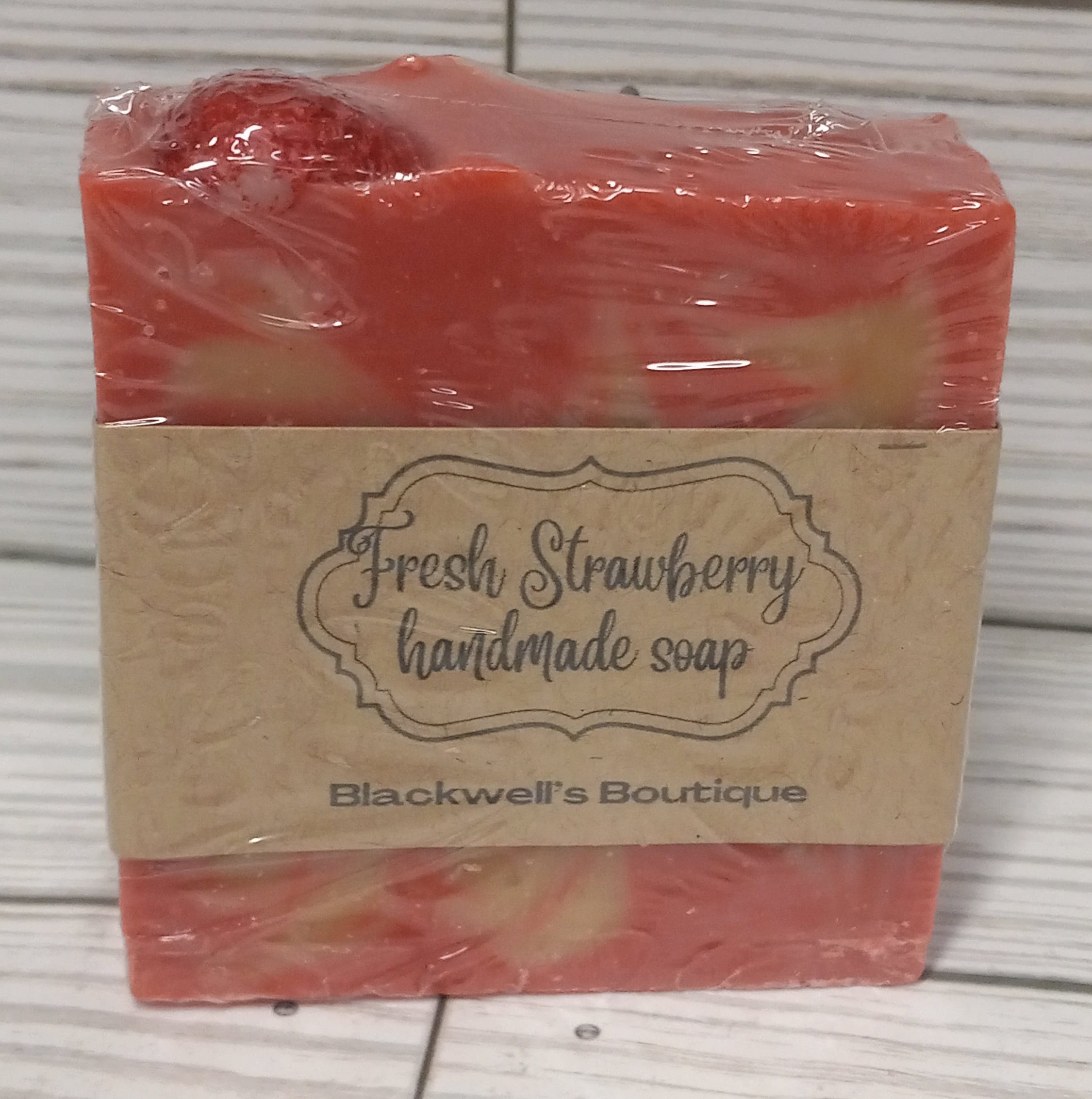 Fresh Strawberry, Handmade Cold Process Soap, Vegan Soap, Palm-free ...