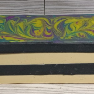Black Tie & Fried Cold Process Soap, Black Linen Amber and Nag Champa ...