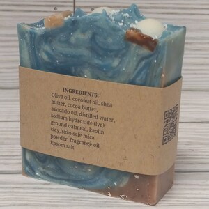 Island Fresh Handmade Cold Process Soap Beach Vegan Soap Palm-free Bath ...