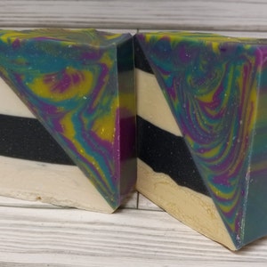Black Tie & Fried Cold Process Soap, Black Linen Amber and Nag Champa ...