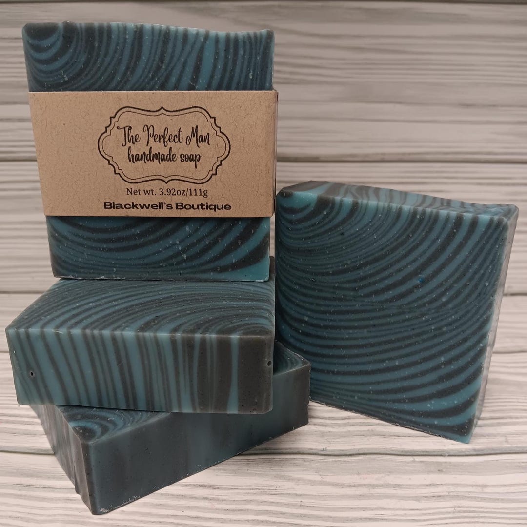 The Perfect Man Soap for Men Charcoal Handmade Cold Process Vegan Palm ...
