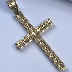 Vintage Fancy 14K White Gold Michael Anthony Cross BEAUTIFUL! - Etsy