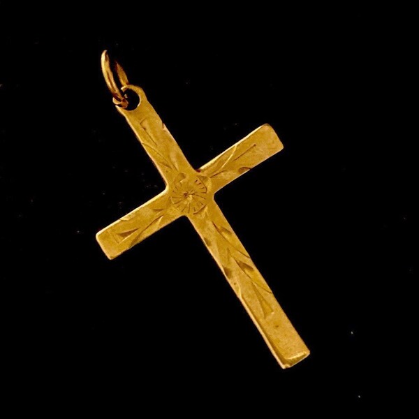 Etched Cross - Etsy