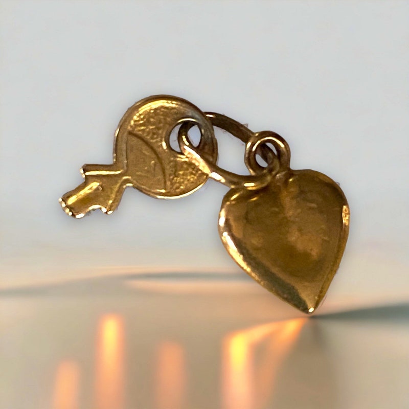 Antique Key Charm - Etsy