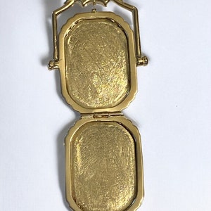 Vintage 14k Gold Victorian Style Floral Embossed Rectangular Swivel ...