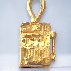 Vintage 14k Yellow Gold Gambling SLOT MACHINE Casino Charm Pendant - Etsy