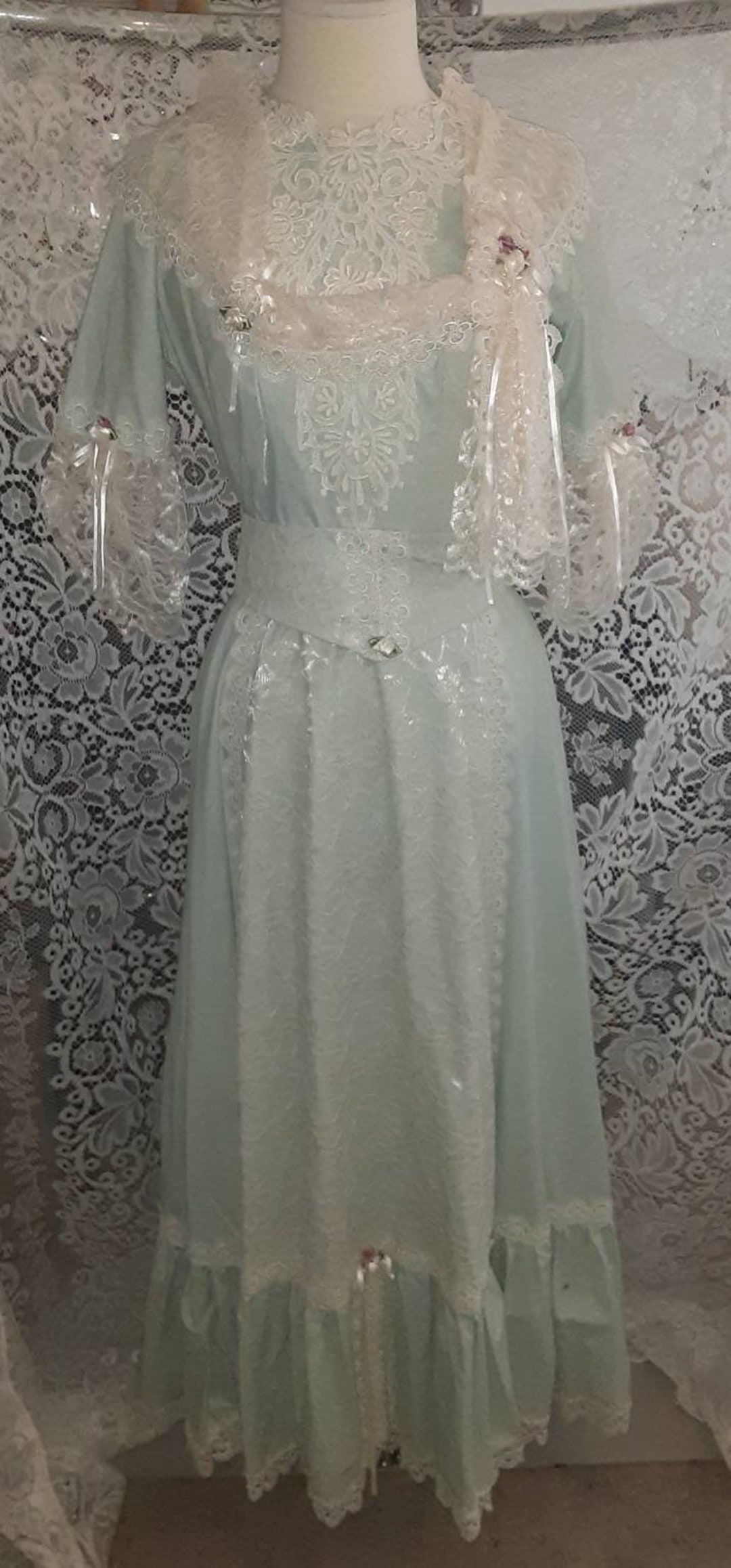 Victorian Day Dress Costume Reproduction Theater Cosplay - Etsy