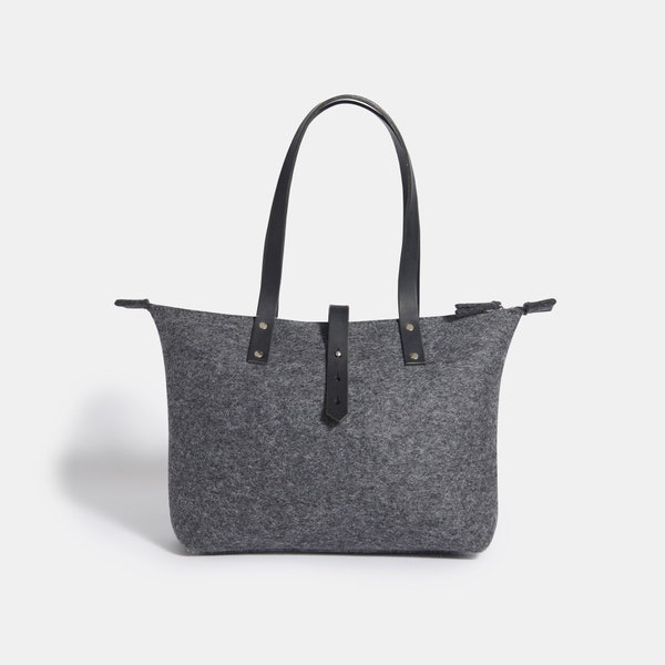 Felt Tote Bag - Etsy