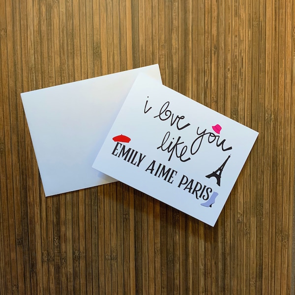 Emily in Paris Birthday Card - Etsy