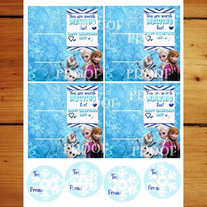 Olaf Valentine, Frozen Valentine, Elsa and Anna Valentine, Olaf ...