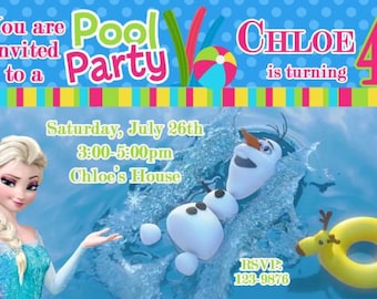 Olaf Pool Party - Etsy