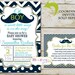 Little Man Mustache Books for Baby, Mustache Baby Shower Bring Book ...
