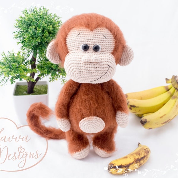 Crochet Monkey - Etsy