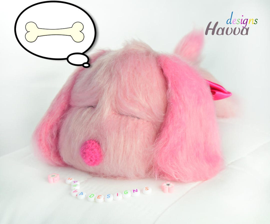 Cute Sleepy Pink Puppy - CROCHET Puppy PATTERN / Amigurumi PDF Tutorial ...