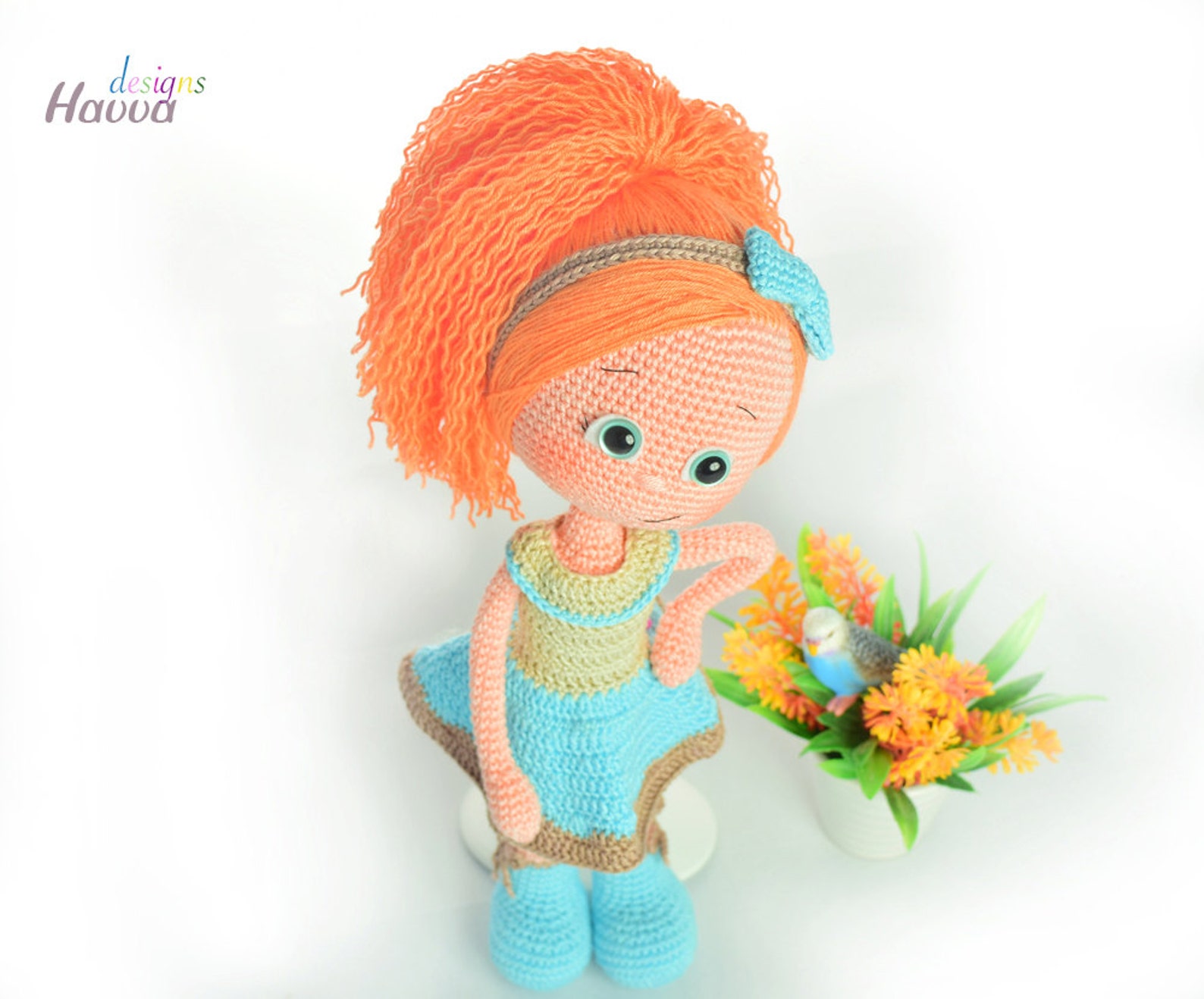 Alya Doll / Puppe Anleitung Havva Designs CROCHET PATTERN / - Etsy
