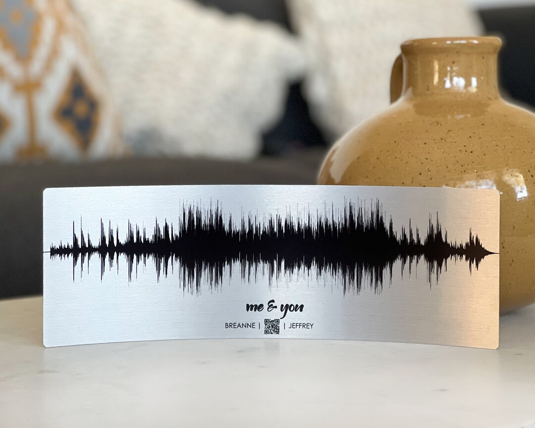 Personalized Soundwave Art - A Unique Tabletop Metal Gift for for Men ...