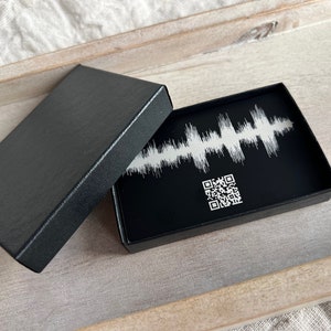 Engraved Photo on Metal Wallet Card Insert | Voice Recording Gift ...