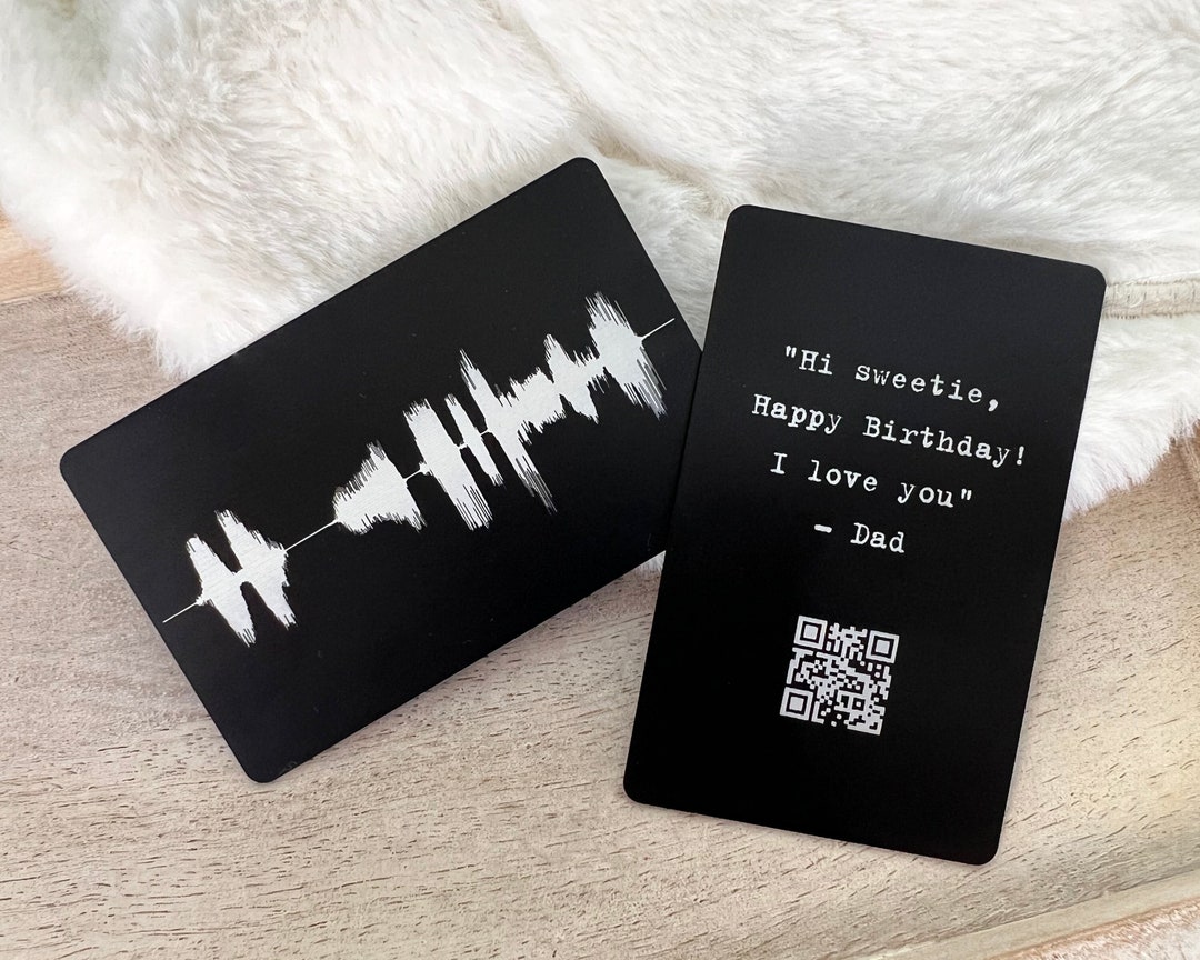 Personalized Soundwave Art Gift for Husband - Voice Recording Metal ...