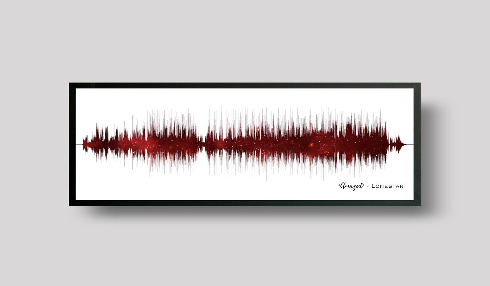 Soundwave Art Paper Anniversary Gifts Favorite Song Night Sky | Etsy