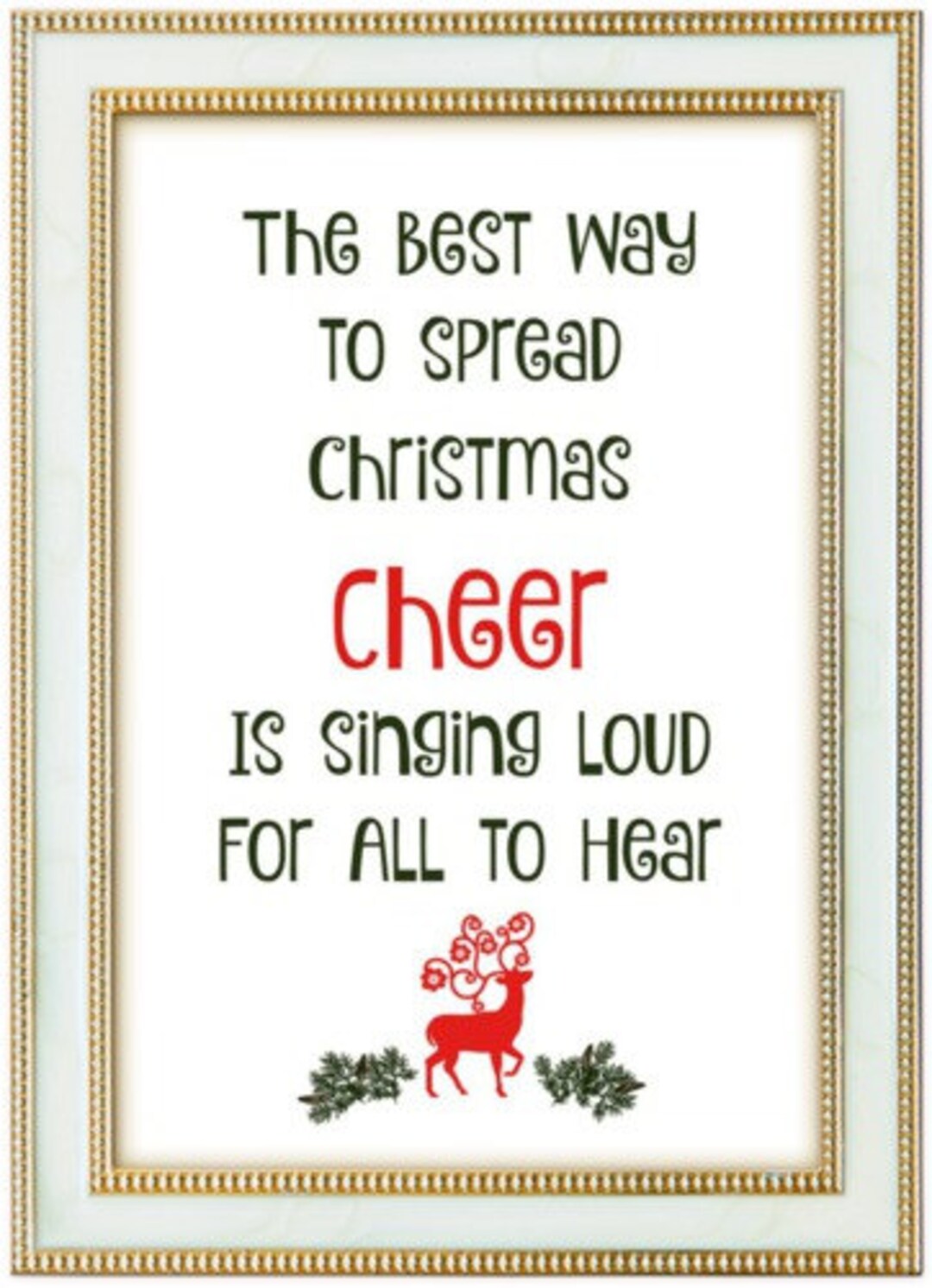 Christmas Poster Christmas Quotes Print Art 5 Pack Instant Download ...