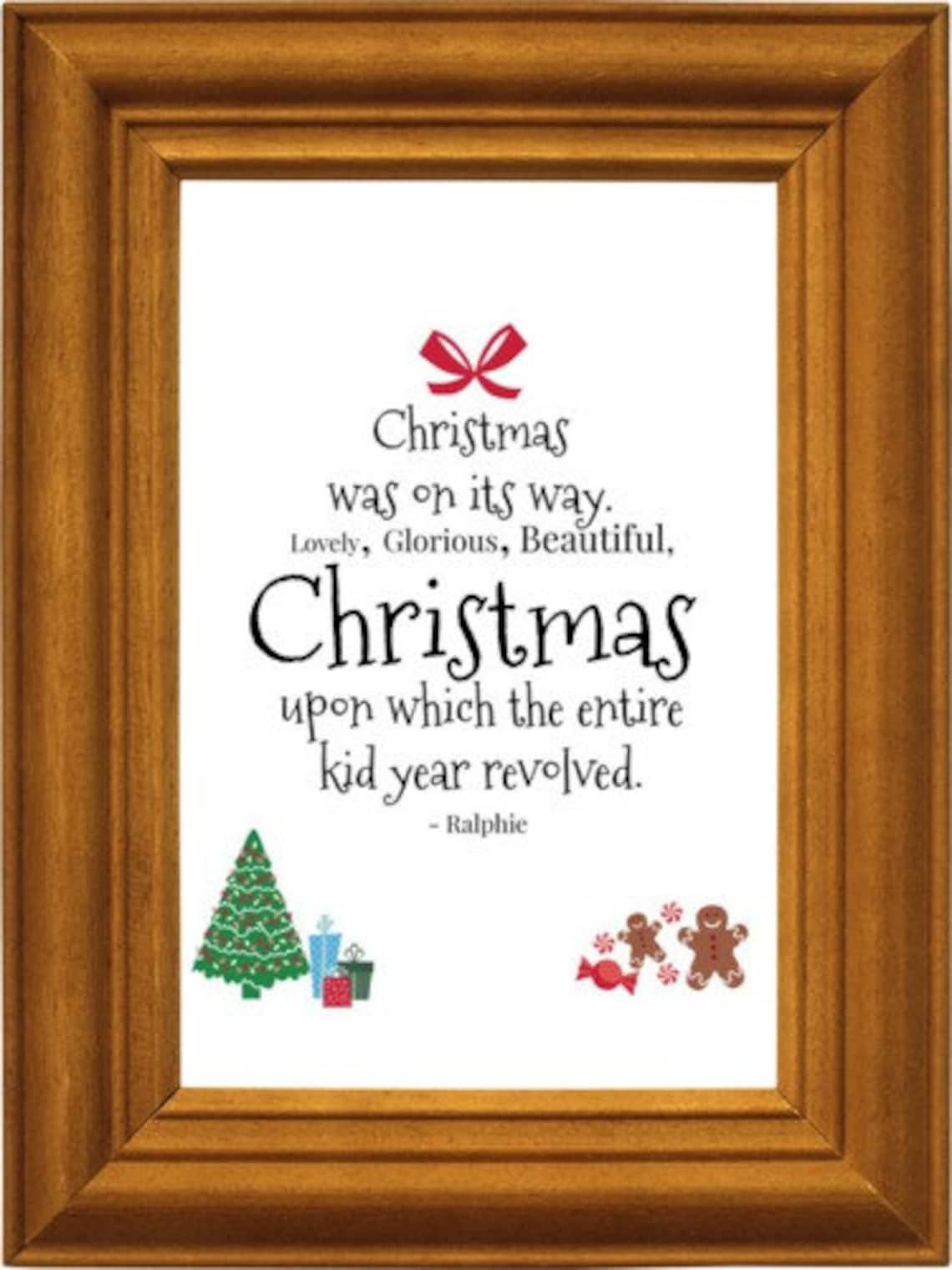 Christmas Poster Christmas Quotes Print Art 5 Pack Instant Download ...