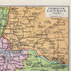 Gorgeous Map of LONDON 1931 Atlas Antique Map, UK Londonmap, Map of ...