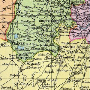 Gorgeous Map of LONDON 1931 Atlas Antique Map, UK Londonmap, Map of ...