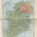 Map of IRELAND, 1936 Atlas Antique Map, Nz Map, Dublin Map Decor - Etsy