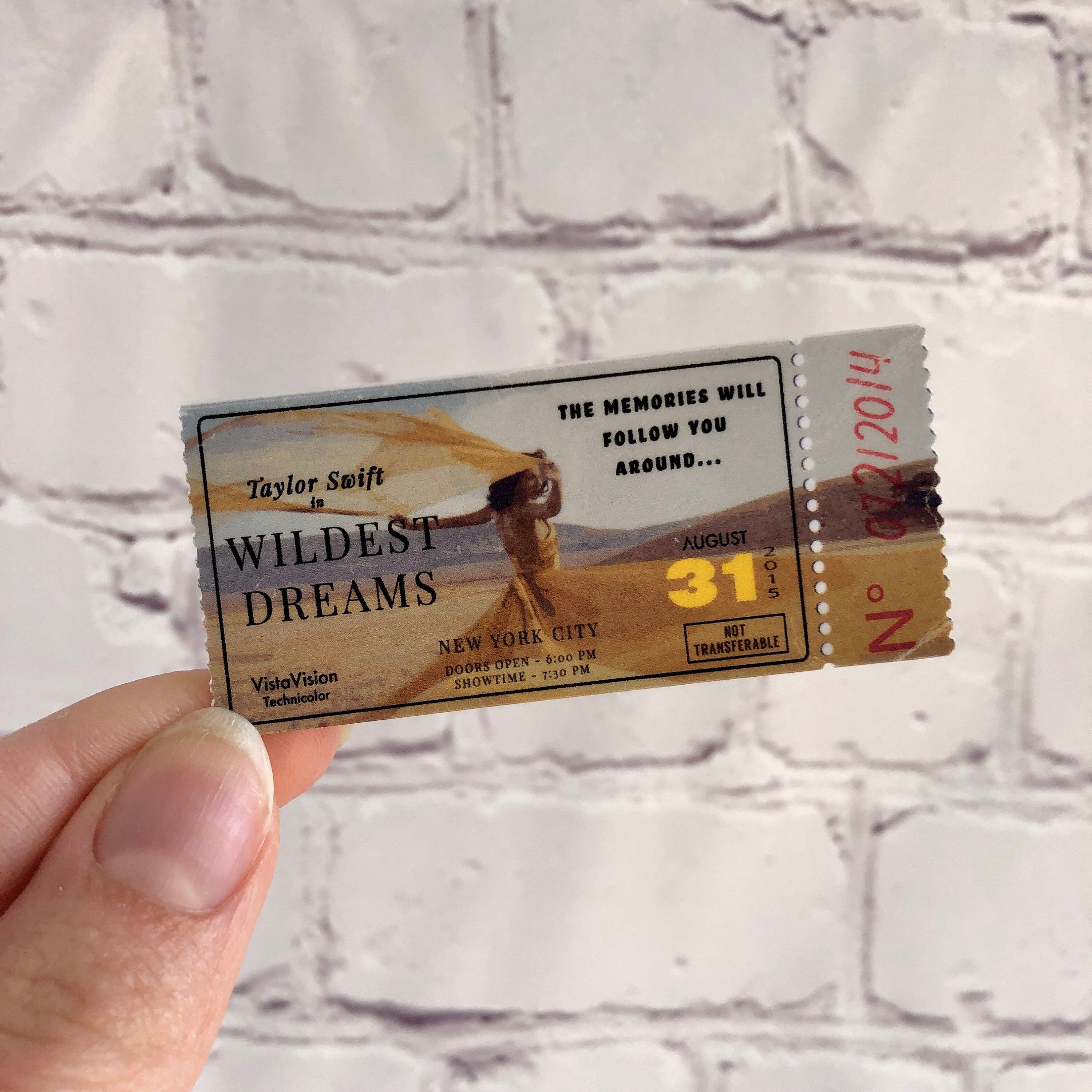 Movie Ticket Stub Sticker Laptop Electronics & Accessories etna.com.pe