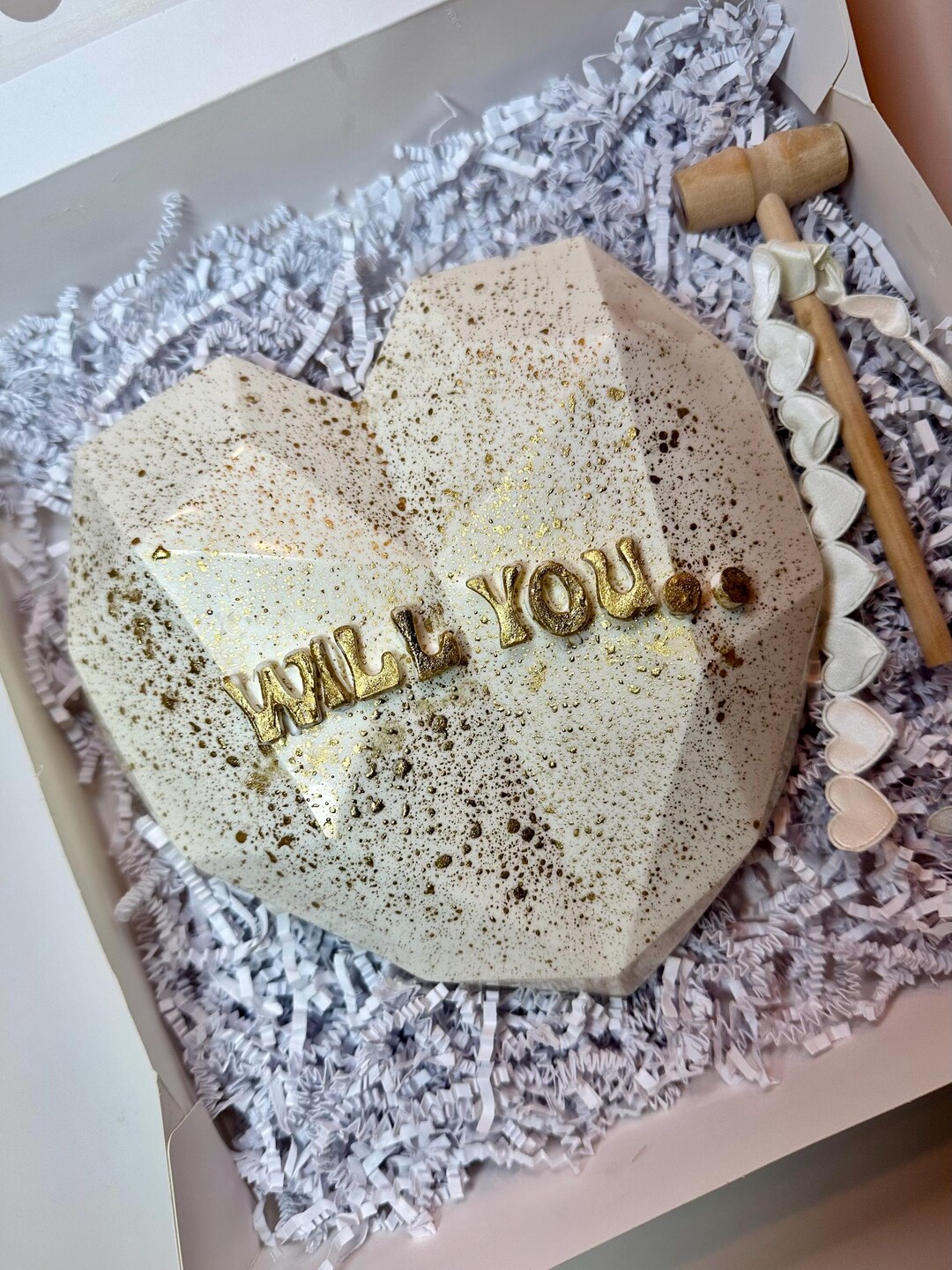 Bridesmaid Proposal Breakable Heart Treat Box With Candy and ...