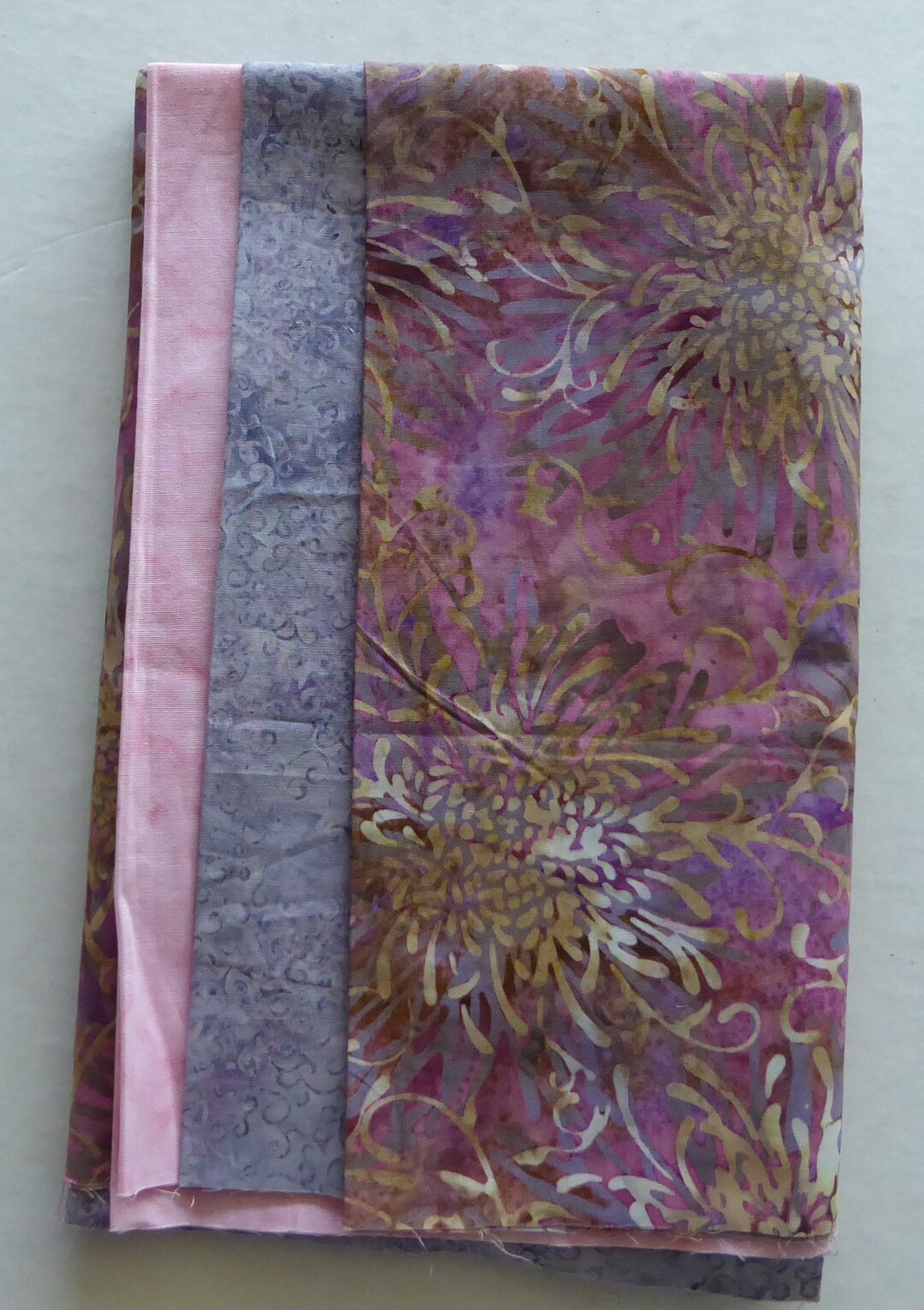 Batik Marron Grey and Pink New Half Yard Plus Bundle - Etsy