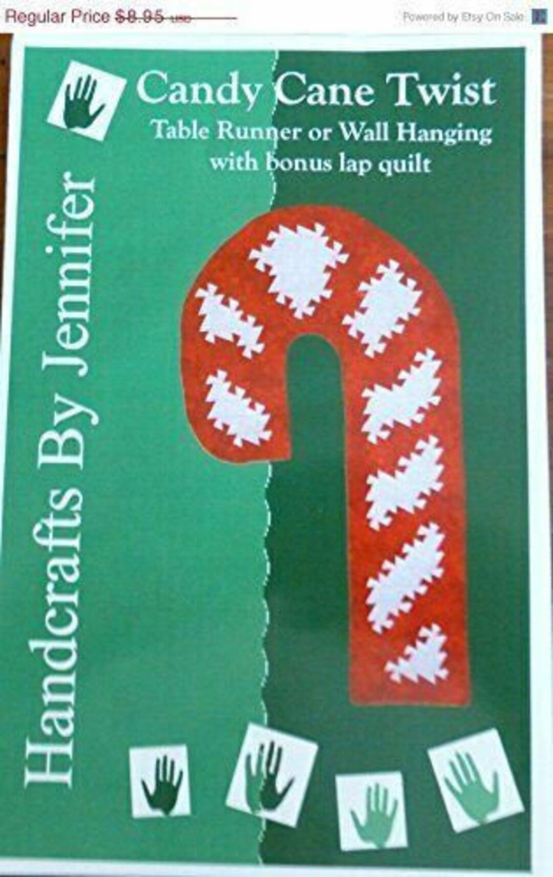 Candy Cane Twist Table Runner Wall Hanging and Lap Quilt - Etsy
