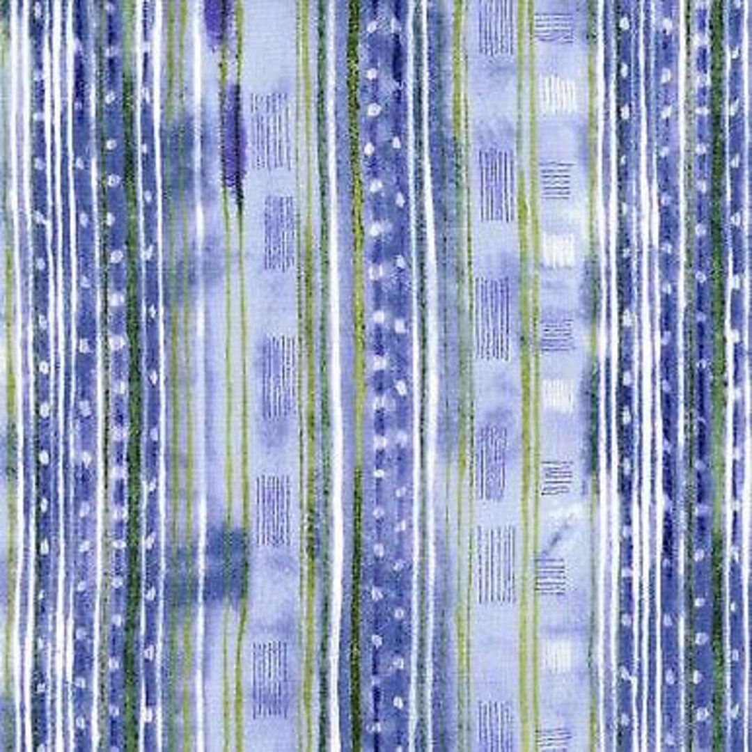 Pathway Hydrangea Stripe Fabric Petal Park Collection Cotton Fabr by ...