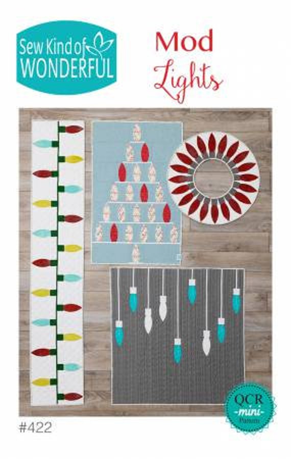 Mod Lights Pattern 4 Sizes Using Quick Curve Mini Ruler by Sew | Etsy