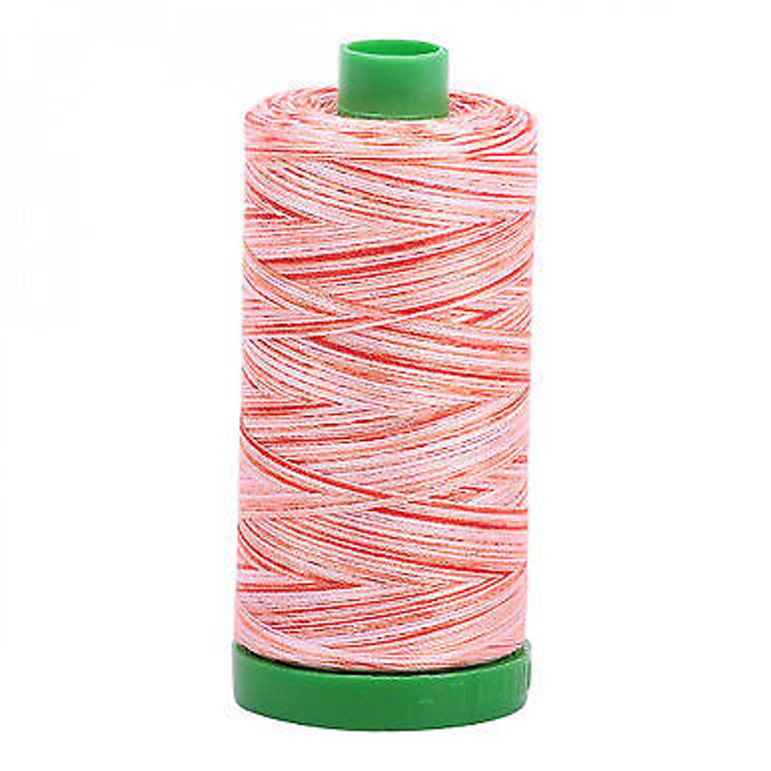 Aurifil Mako Cotton Thread Mango Mist Variegated 4659 40wt 1049yd - Etsy