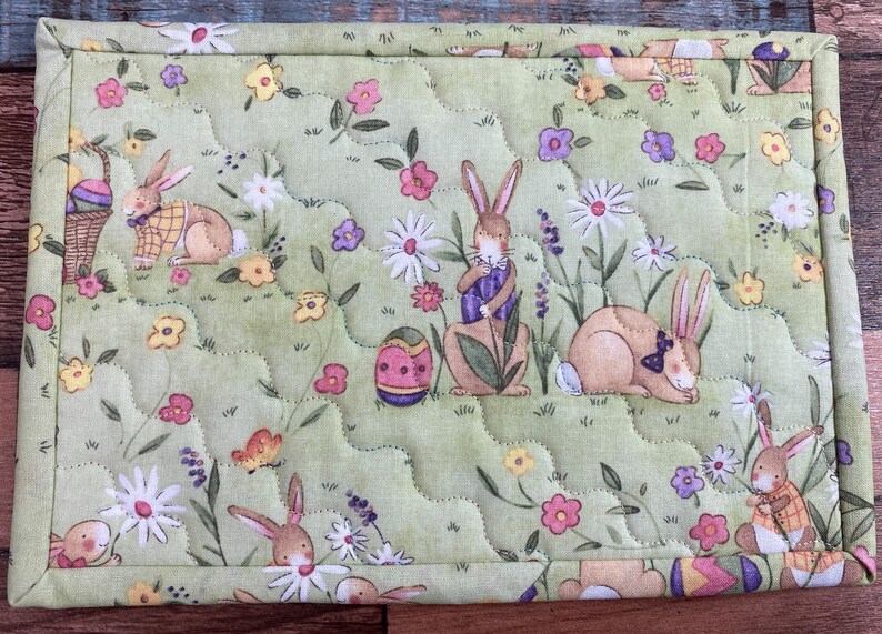 Easter Design Collection 3 Mug Rug Table Mat Snack Mat - Etsy