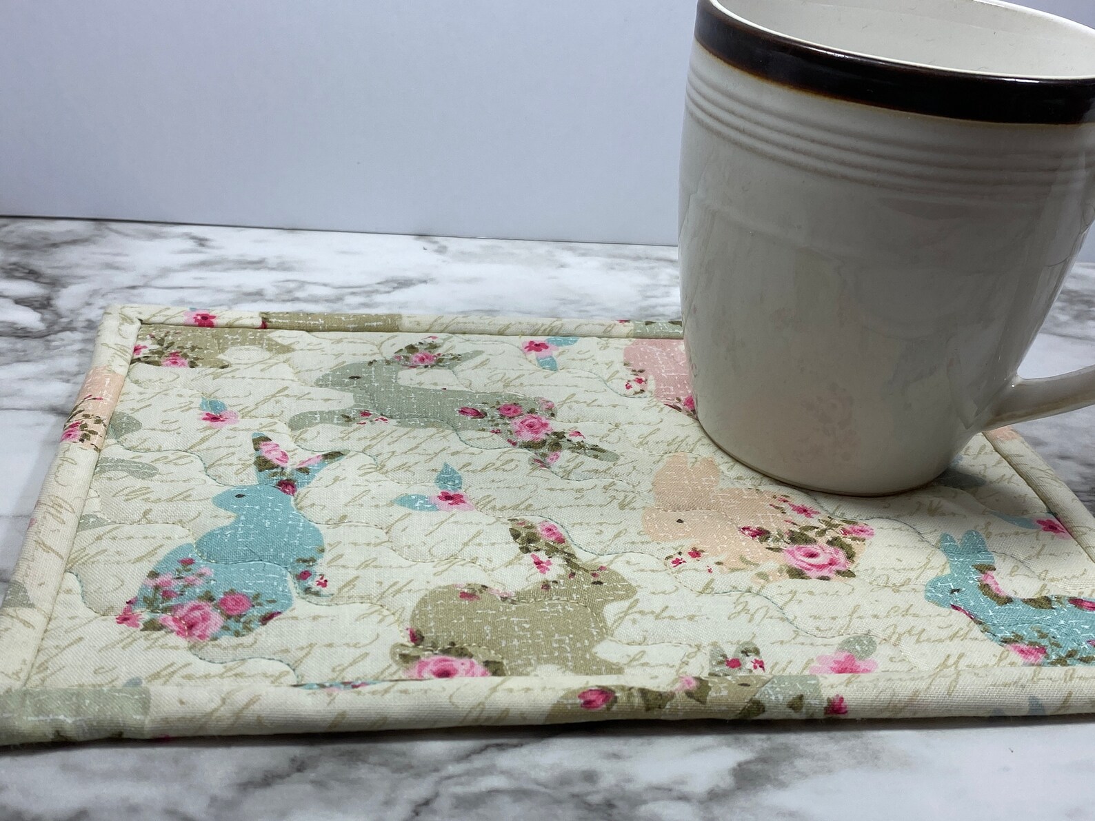 Easter Design Collection 3 Mug Rug Table Mat Snack Mat | Etsy