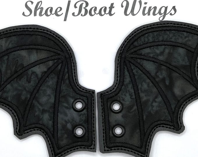Leather Boot Wings - Etsy